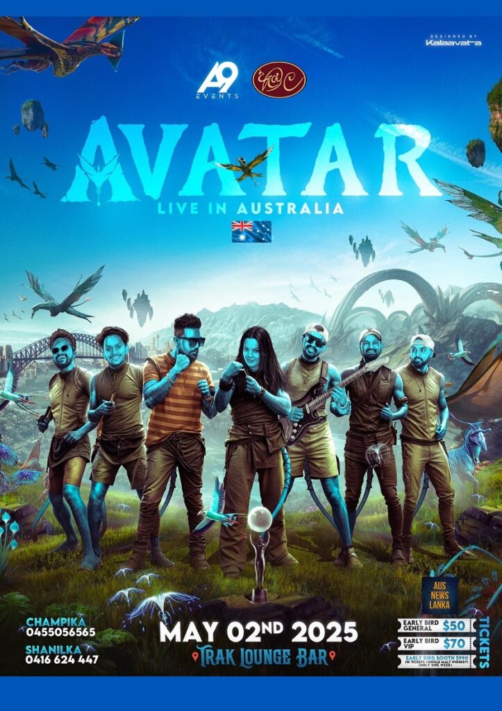 AVATAR Club Night – MELBOURNE - Aus Lanka Tickets
